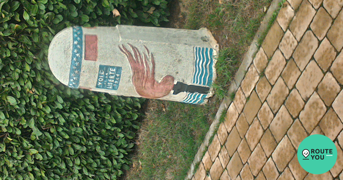 Borne 1116 Voie de la Liberté - Markeerpunt | RouteYou