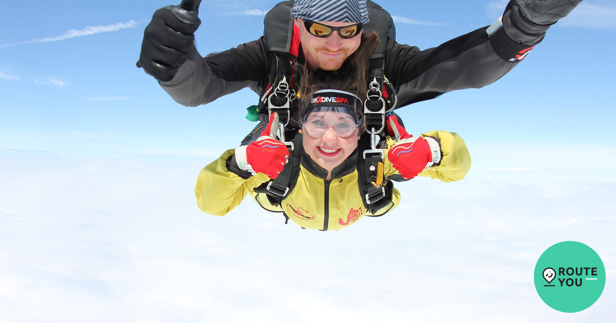 Skydive Spa - Een Tandemsprong - Buitenactiviteit | RouteYou