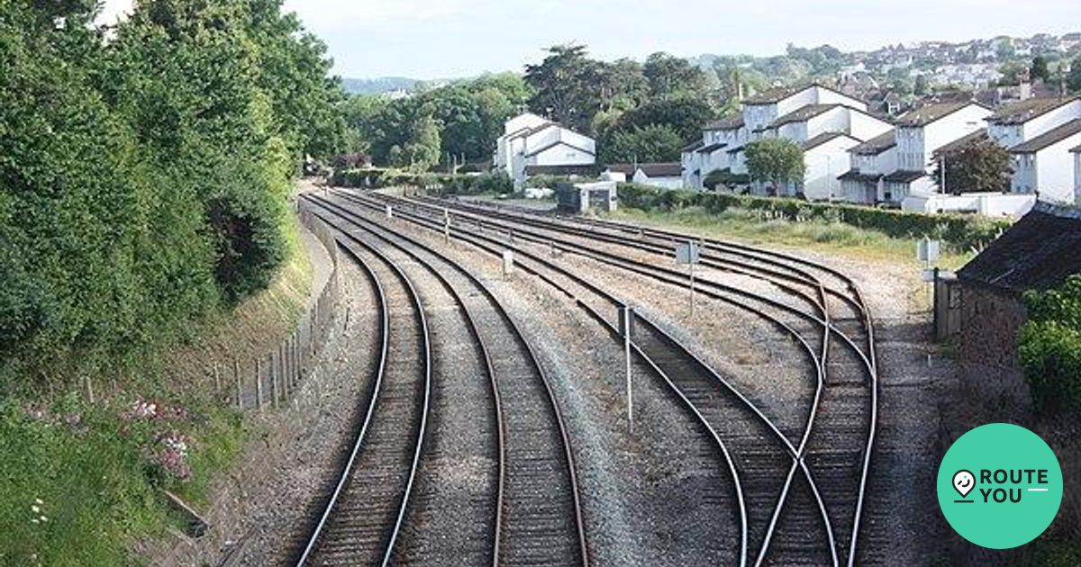 Goodrington carriage holding sidings - Transport | RouteYou