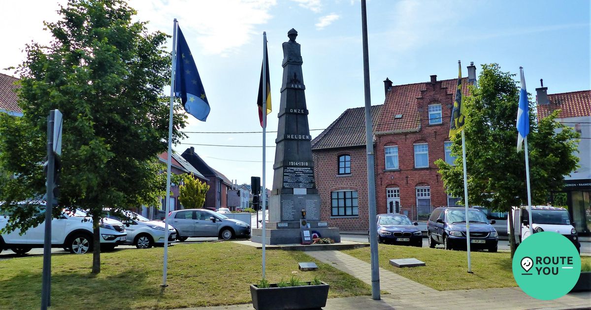 Monument aan de helde van Moorslede tijdens WOI - POI | RouteYou