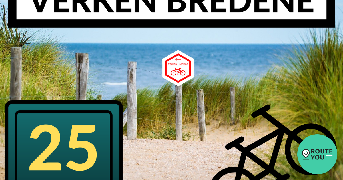 VERKEN BREDENE! 25KM - Met de fiets op de boot! - Route start | RouteYou