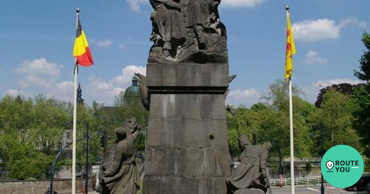 Monument aan de helden van de provincie Namen en zijn paarden ...