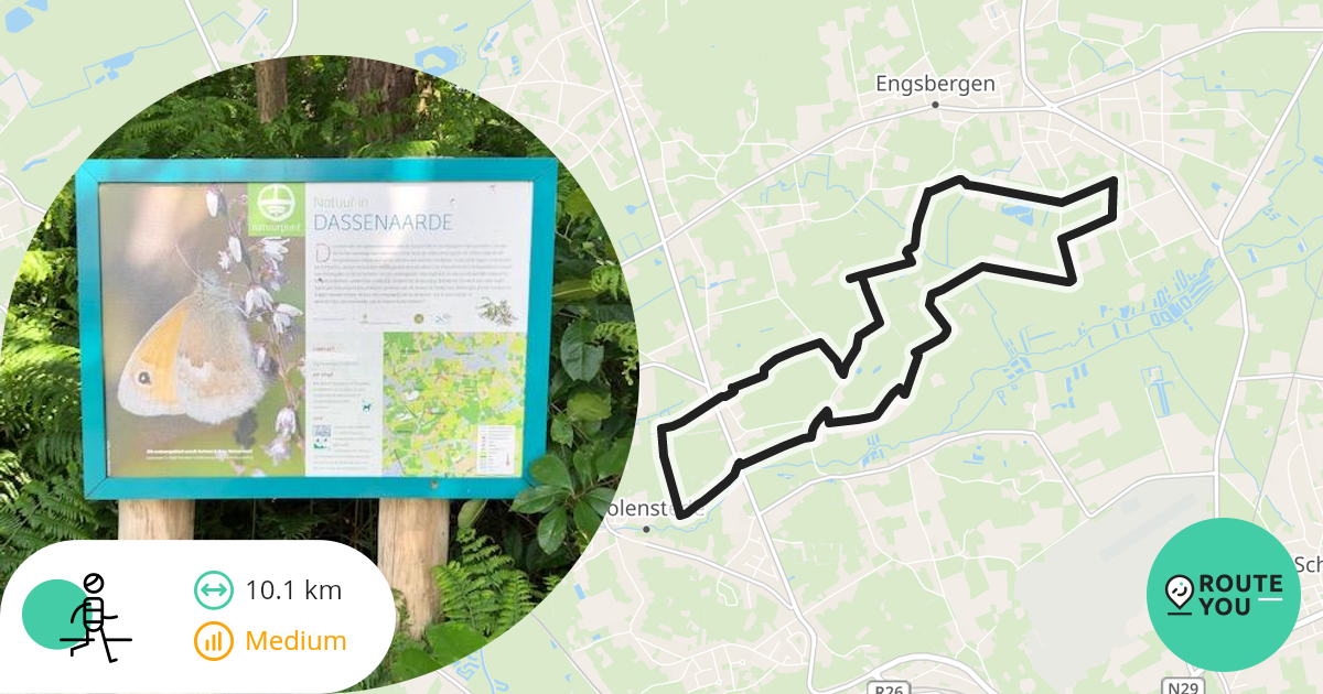 Diest : Natuurpunt : Dassenaarde - Recreatieve wandelroute | RouteYou