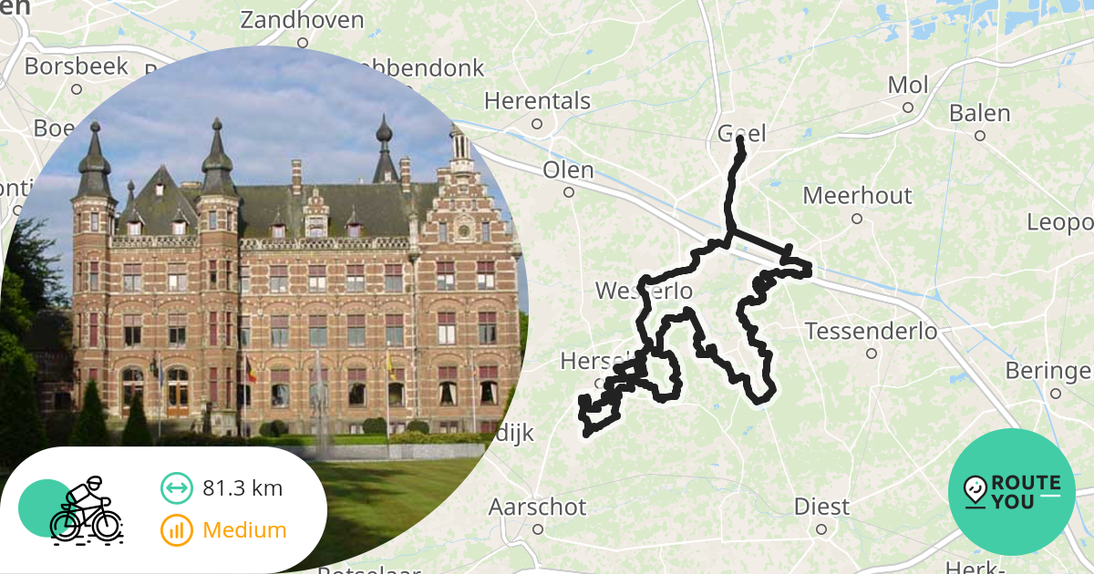 Zuiderkempen: Westerlo Herselt Laakdal - Gravelbikeroute | RouteYou