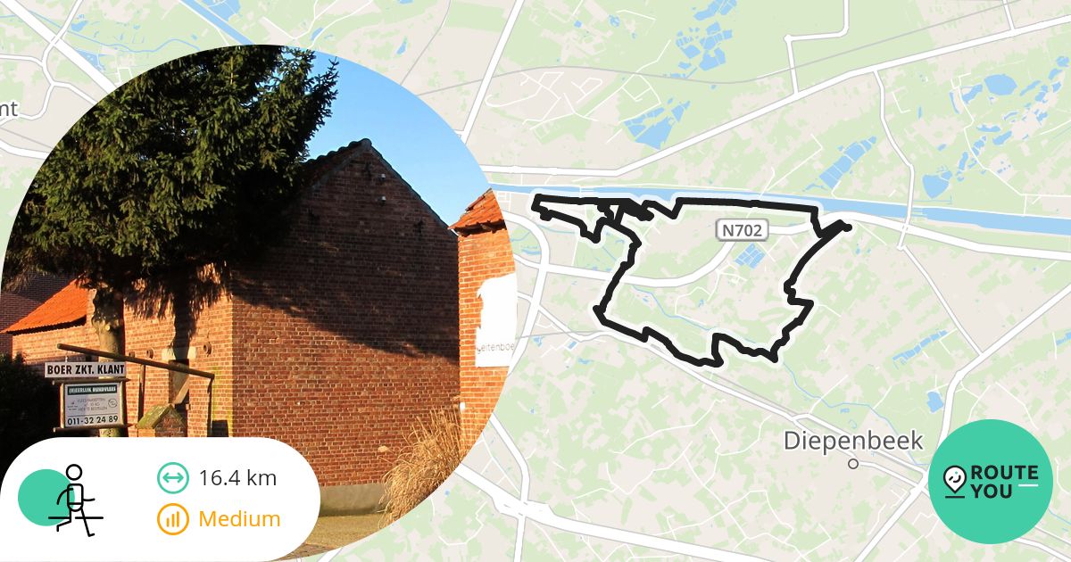 Wandelroute naar Boer zoekt wandelgebied Hasselt - Wandelroute | RouteYou