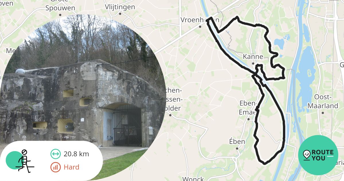 Vroenhoven GR128 - Recreatieve wandelroute | RouteYou