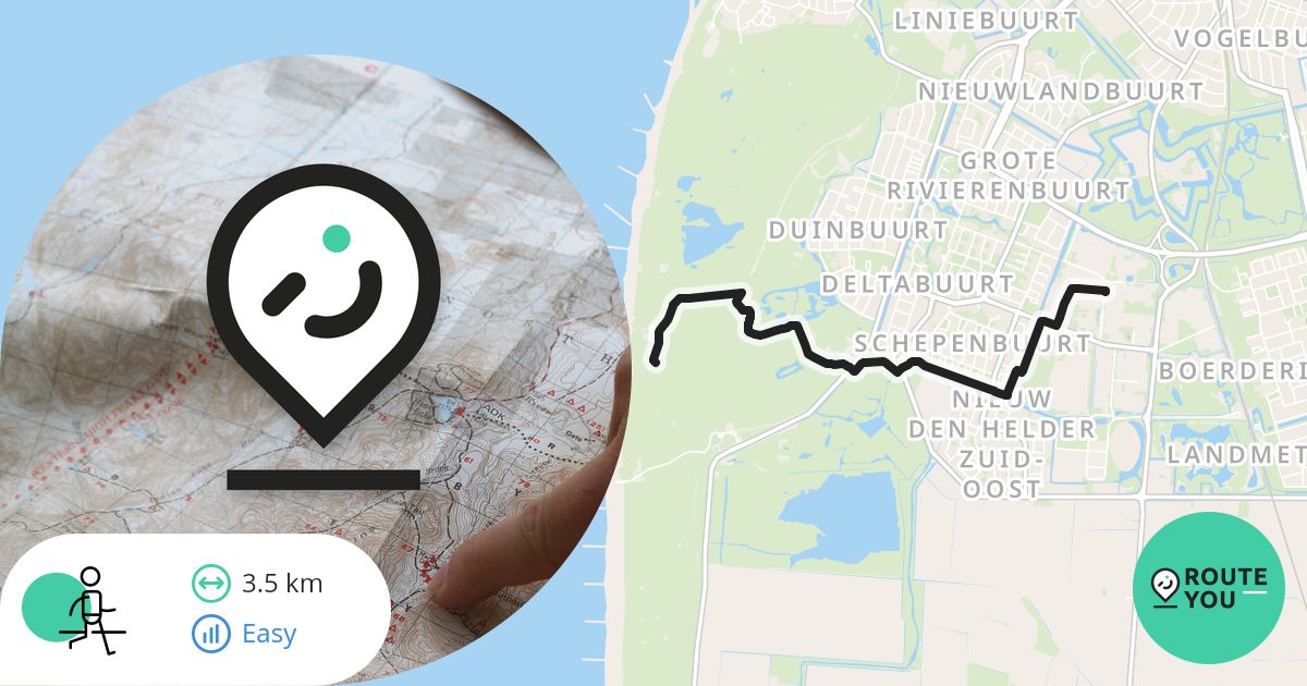 Huisduinen - Den Helder - Wandelroute | RouteYou