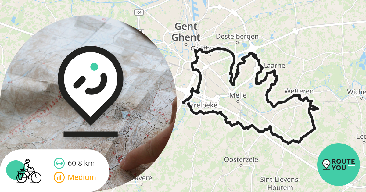 langs de schelde van gent naar wetteren - Fietsroute | RouteYou