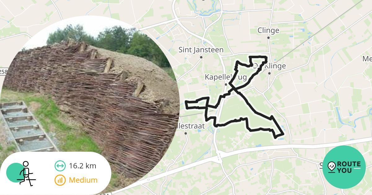 Stropersbos - clingse bos - steense bos - 16 km - met knooppunten ...