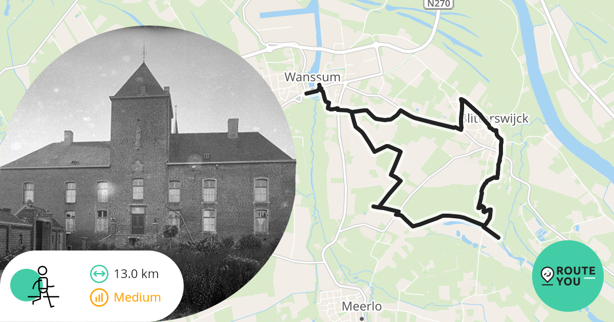 Meerlo - Wanssum - Wandelroute | RouteYou