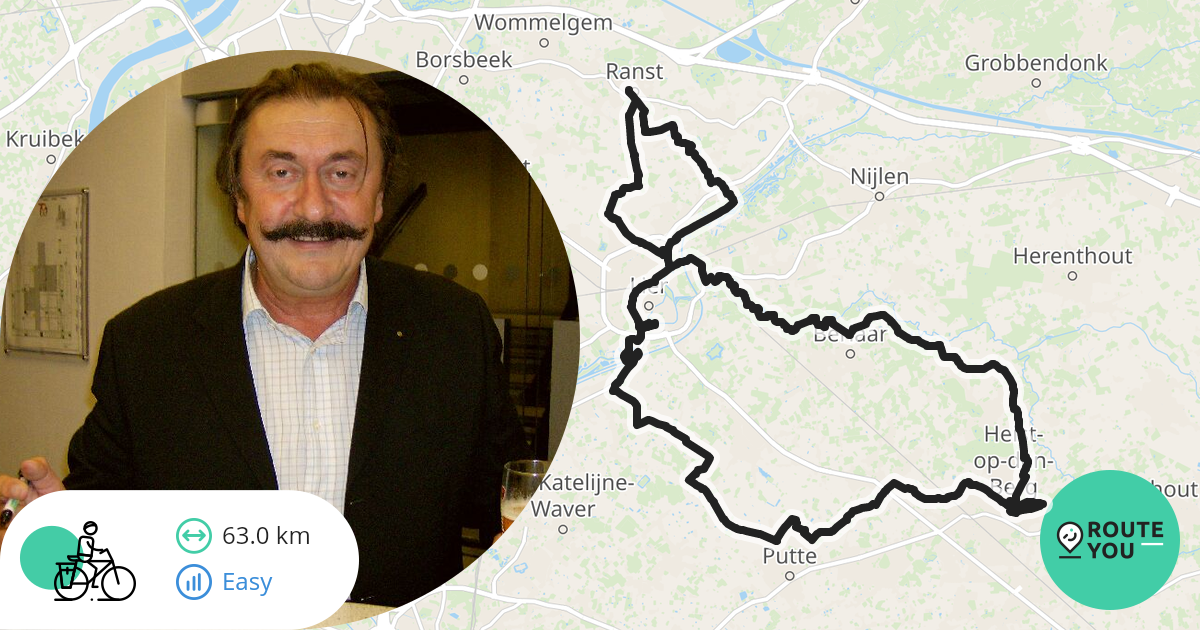 Ranst - Heist od Berg - Ranst - Fietsroute | RouteYou
