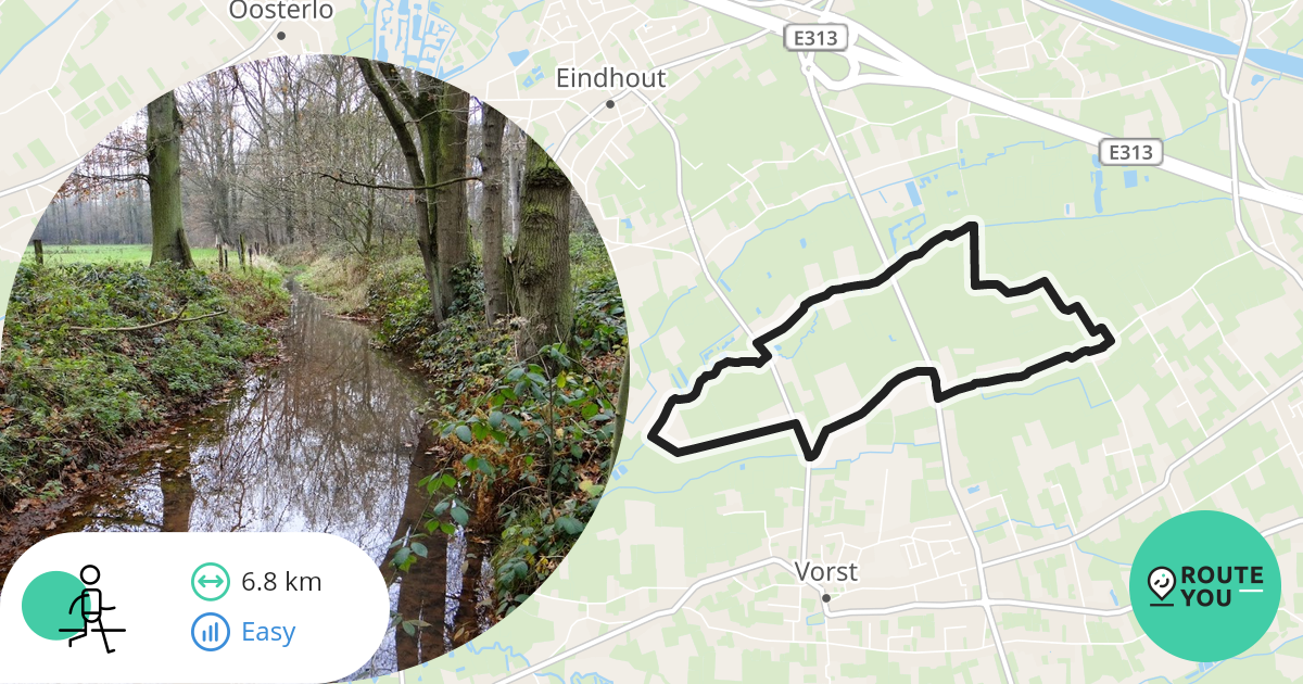 Eindhout / Laakdal (knooppuntversie) - Wandelroute | RouteYou