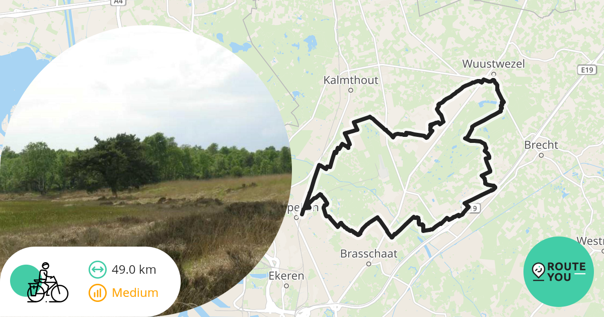 GOOREIND 41 km - Recreatieve fietsroute | RouteYou