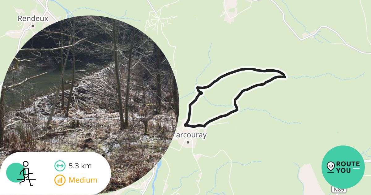 Marcourt Beverroute - Wandelroute | RouteYou