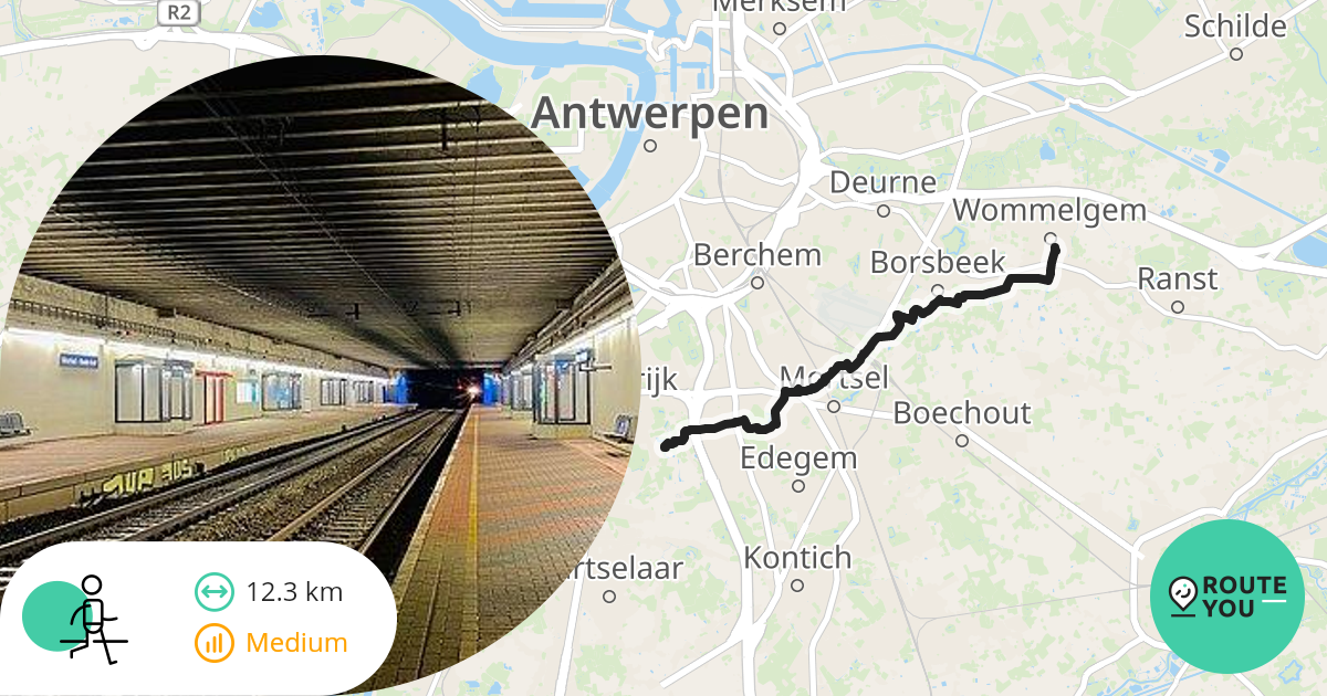 Wilrijk - Wommelgem - Wandelroute | RouteYou
