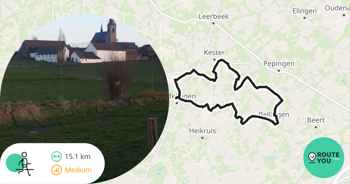 Herfelingen - Wandelroute | RouteYou