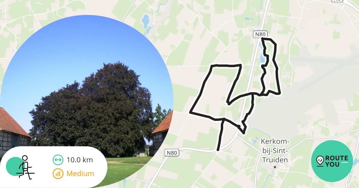 Kerkom-bij-Sint-Truiden - Wandelroute | RouteYou
