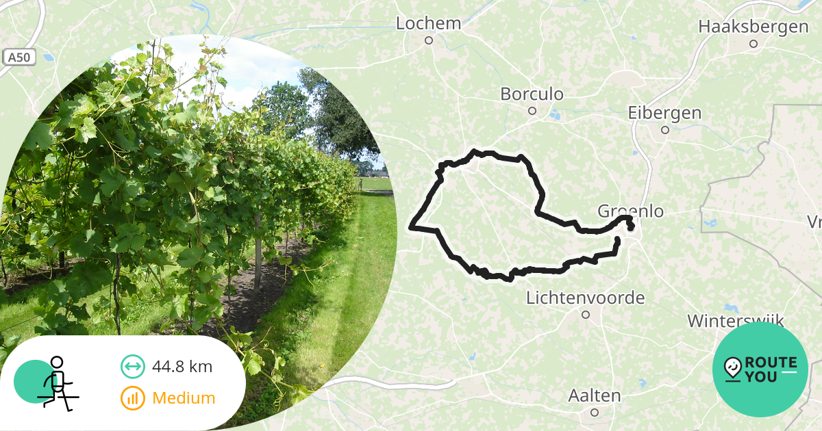 GRAVEL-45km-Ruurlo - Wandelroute | RouteYou