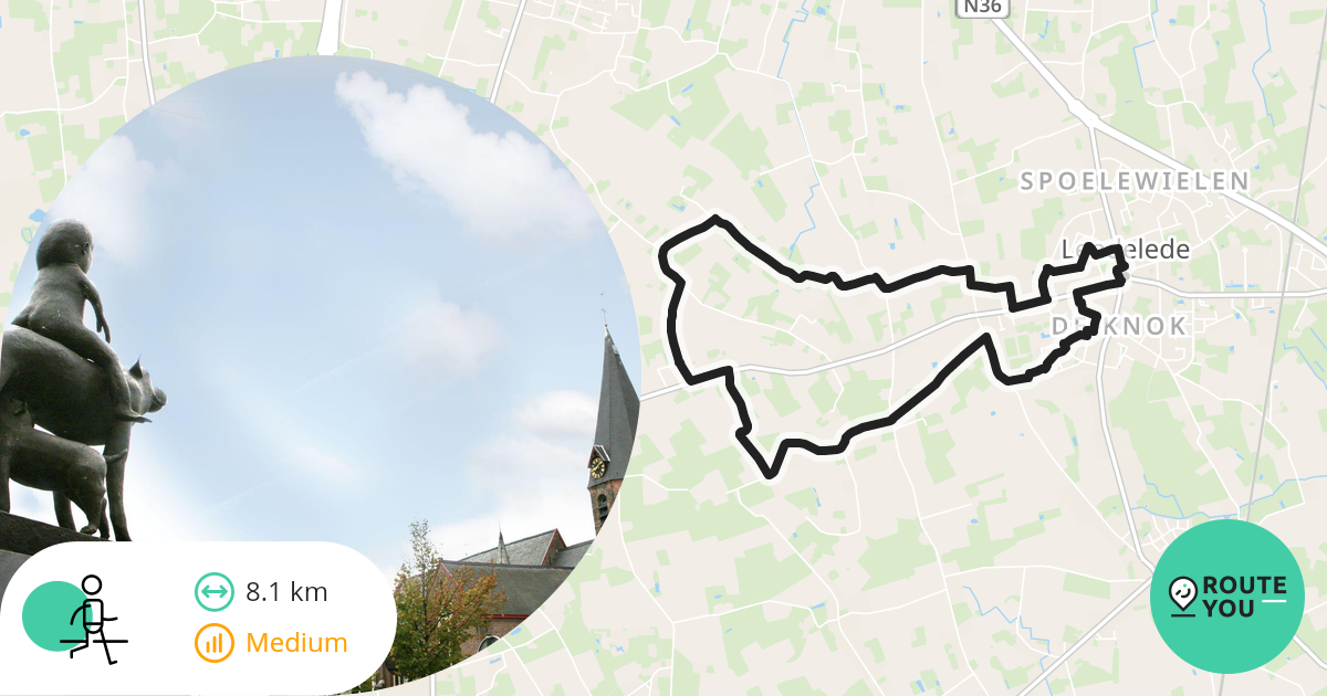 Lendelede Neos wandeling 8,12 km met stopplaats bij Frans Debode en ...