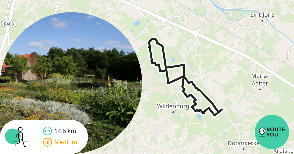 Sint-Pietersveld - Bulskampveld - Wandelroute | RouteYou