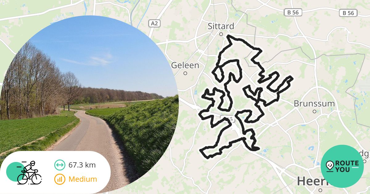 Het Plateau van Doenrade - Racefietsroute | RouteYou