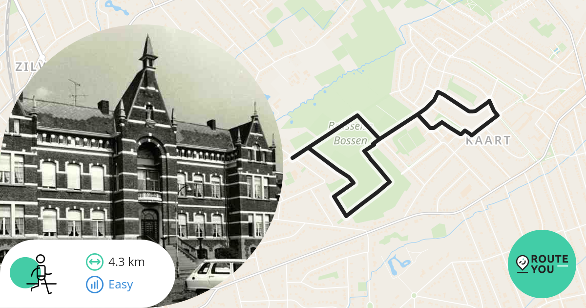 Brasschaat_Natuur_Rustoord & Brusselse bossen_4,2Km - Wandelroute ...