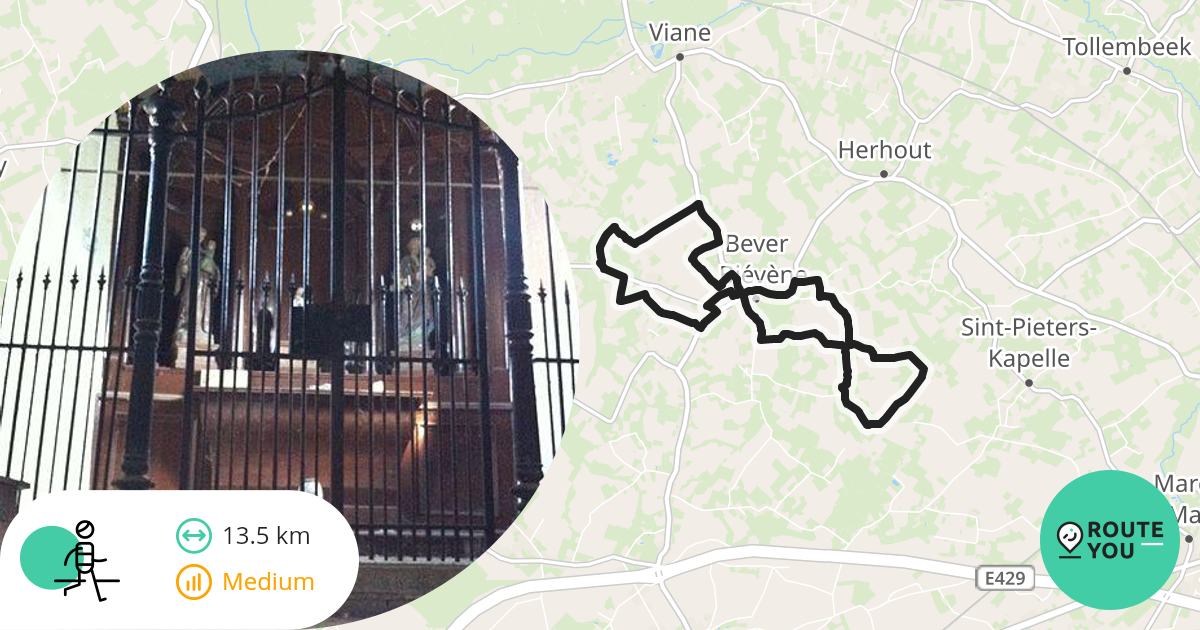 2022_Krakelingen_14km - Recreatieve wandelroute | RouteYou
