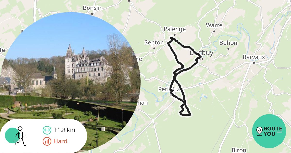 Palenge 1 (via Durbuy) - Wandelroute | RouteYou