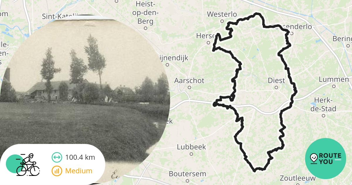 Herselt (Mie Maan)-Ransberg 100km - Racefietsroute | RouteYou