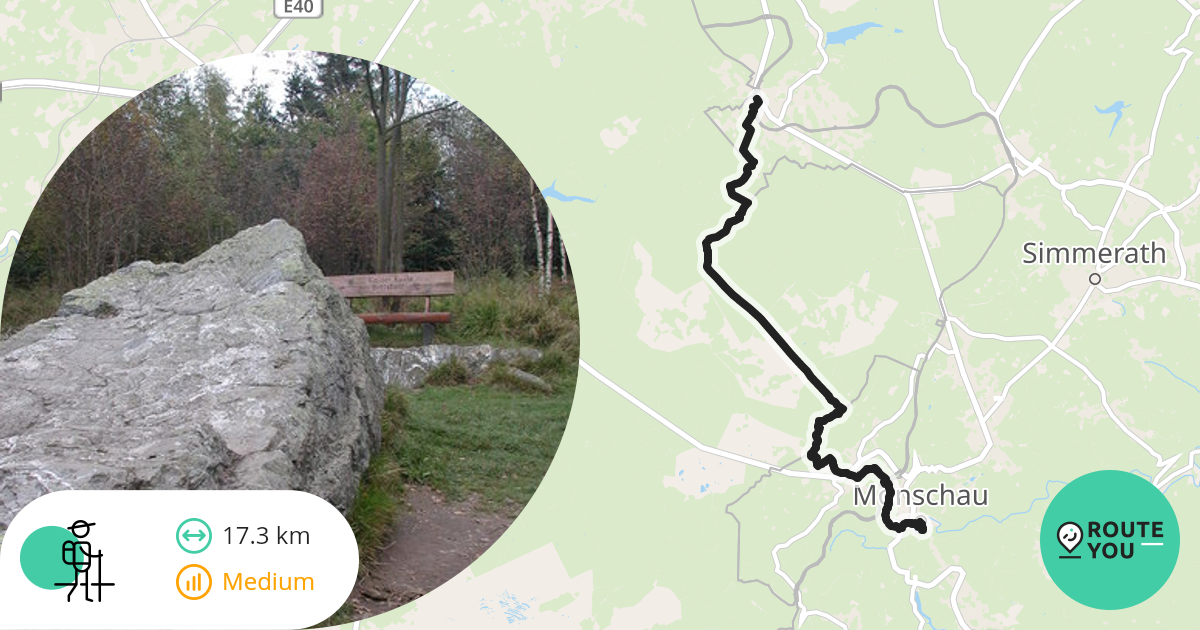 Eifelsteig etappe 2: Roetgen tot Monschau - Hikingroute | RouteYou