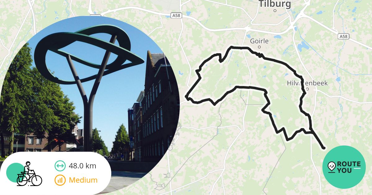 Esbeek - Recreatieve fietsroute | RouteYou