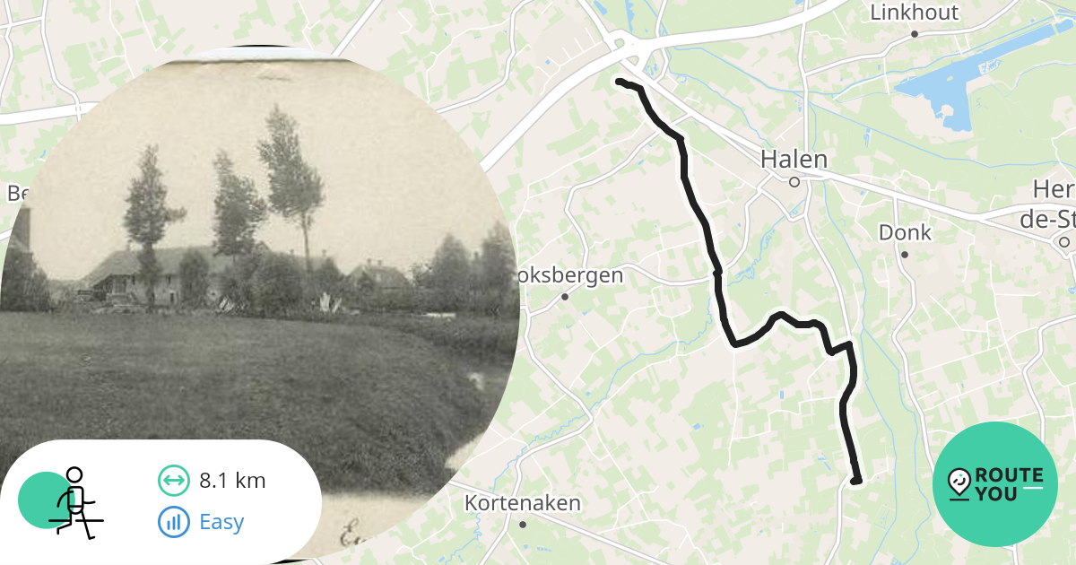 Halen - Geetbets - Wandelroute | RouteYou