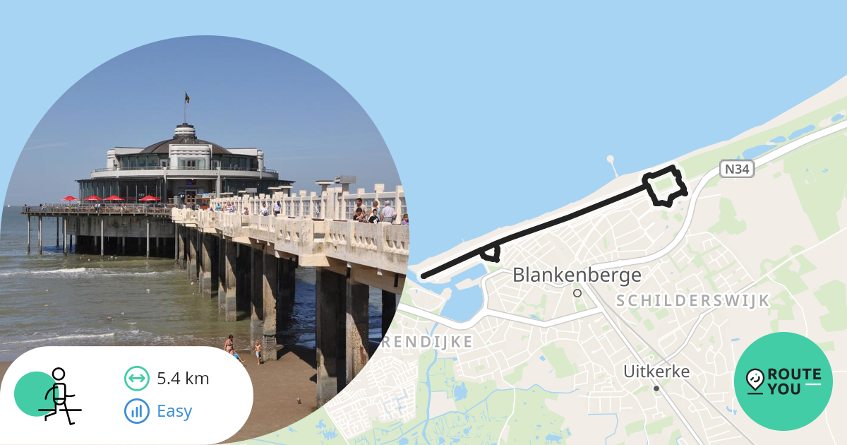 Blankenberge - Wandelroute | RouteYou