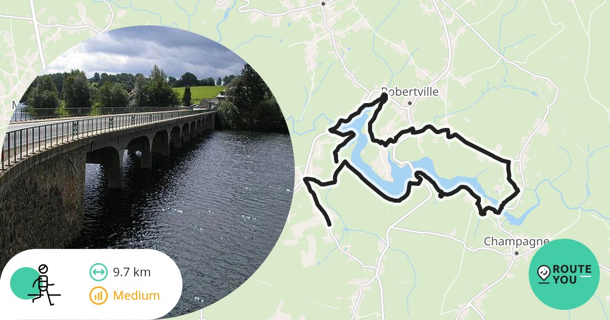 Walk-langs meer Robertville - Recreatieve wandelroute | RouteYou