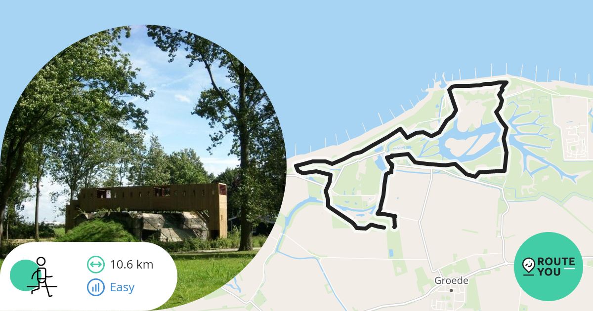 Groede podium wandeling - Wandelroute | RouteYou