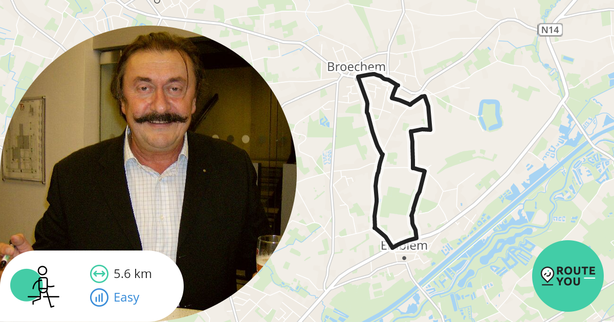 Broechem-Emblem (bloesem) - Wandelroute | RouteYou