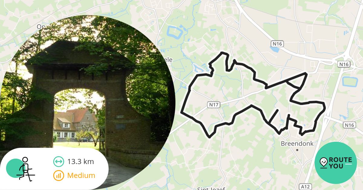 Breendonk - Wandelroute | RouteYou