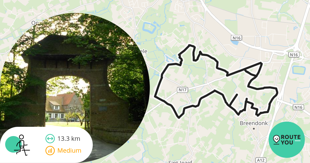 Breendonk - Wandelroute | RouteYou