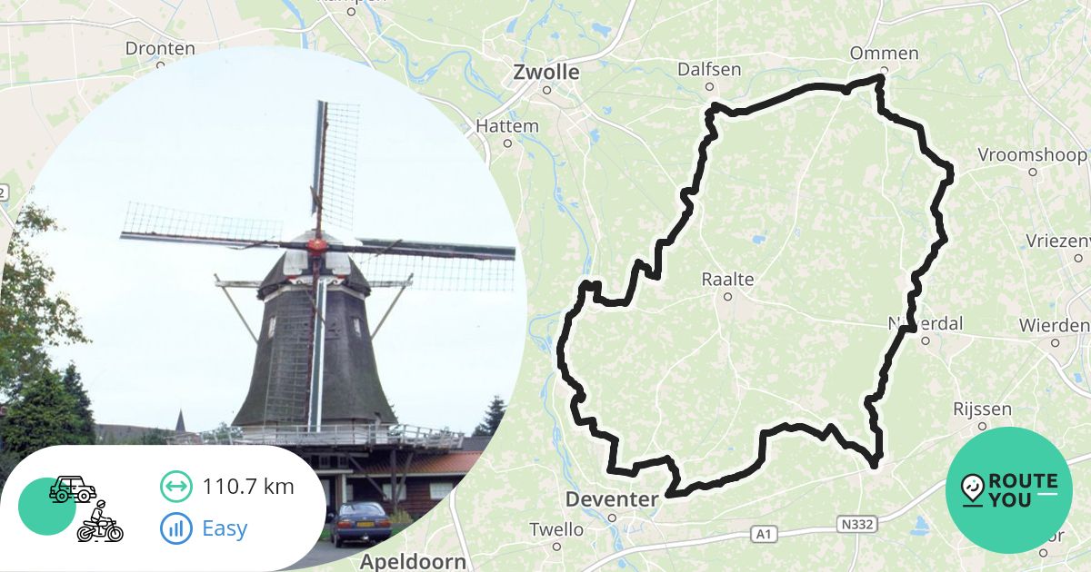 Sallandroute van ANWB - Motor- en autoroute | RouteYou