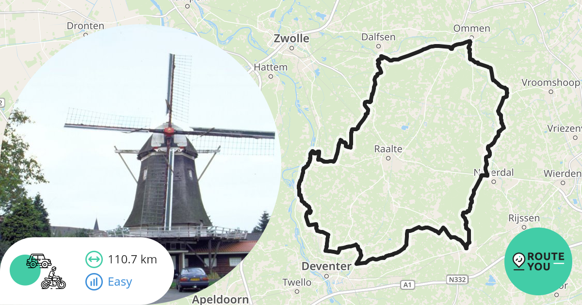 Sallandroute van ANWB - Motor- en autoroute | RouteYou