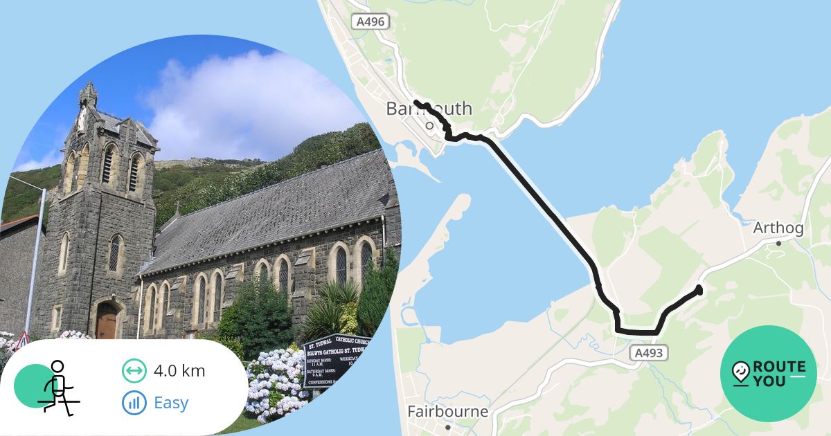 Arthog - Barmouth - Walking route | RouteYou