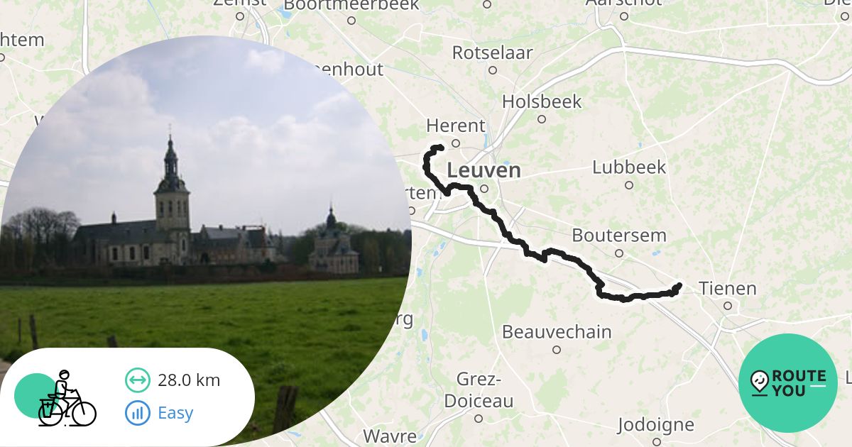 Kumtich - Herent - Fietsroute | RouteYou