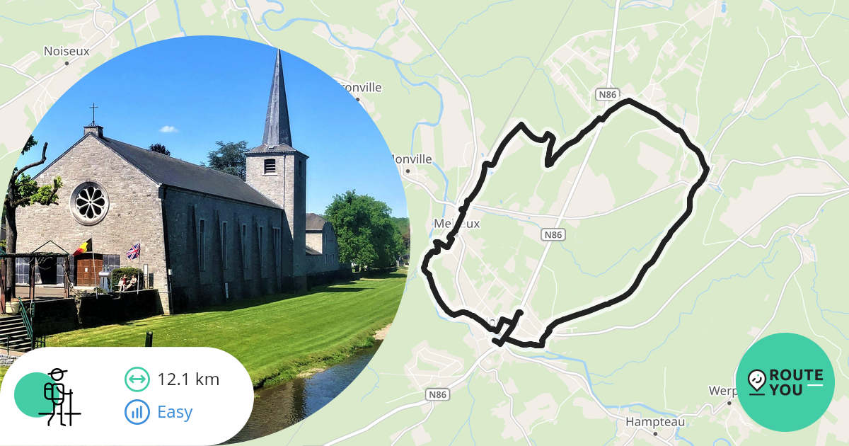 Van het mooiste dorpje Ny naar het levendige Hotton en terug via de ...