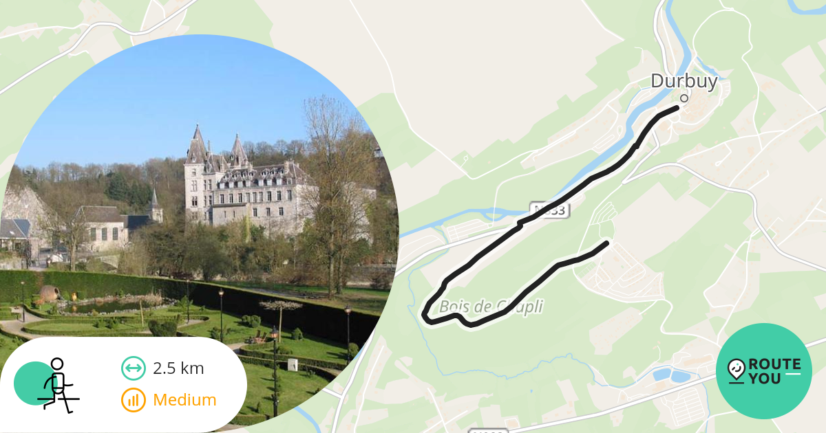 Durbuy - Greenfields - Wandelroute | RouteYou