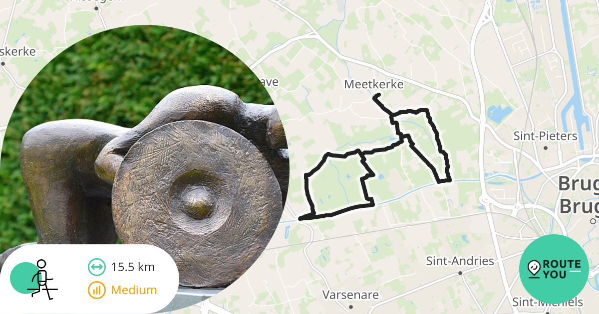 Meetkerkse Moeren - Wandelroute | RouteYou