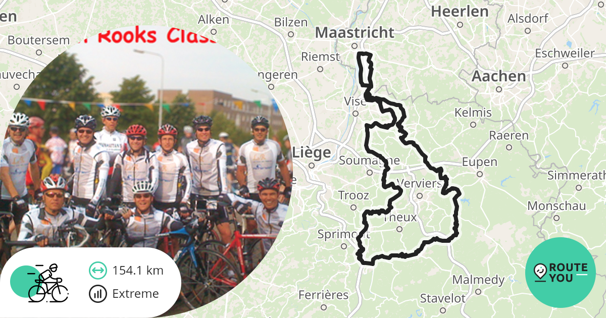 2009 Steven Rooks Classic 160km, 2354hm. - Racefietsroute | RouteYou