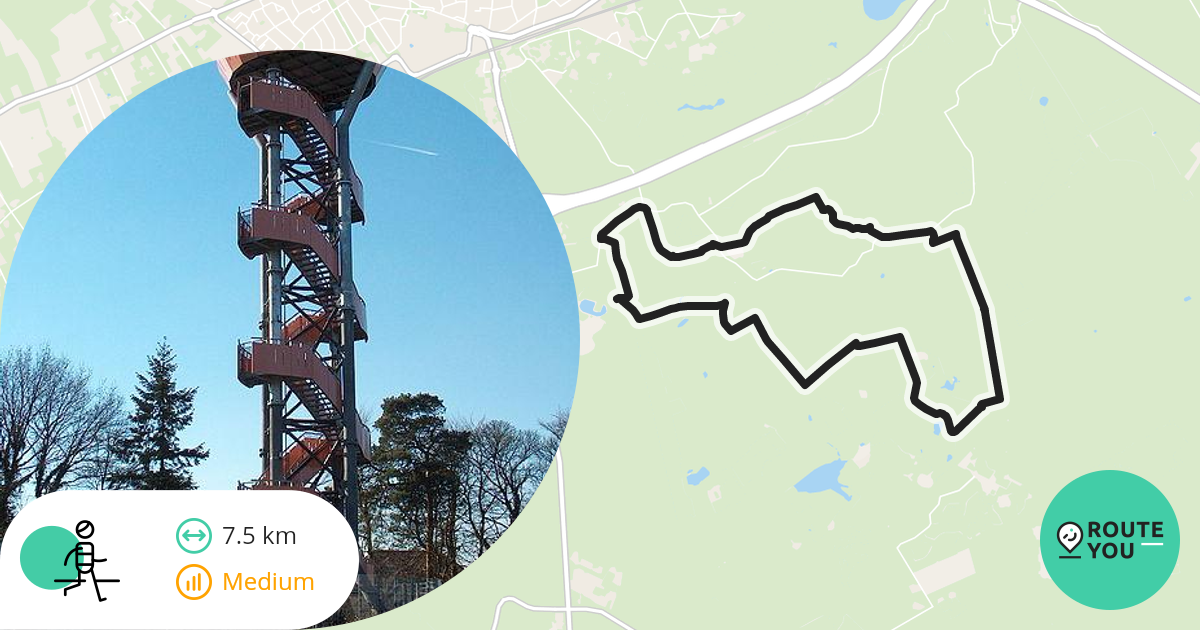 Nunspeet, Ronde huis - Mosterdveen - Recreatieve wandelroute | RouteYou