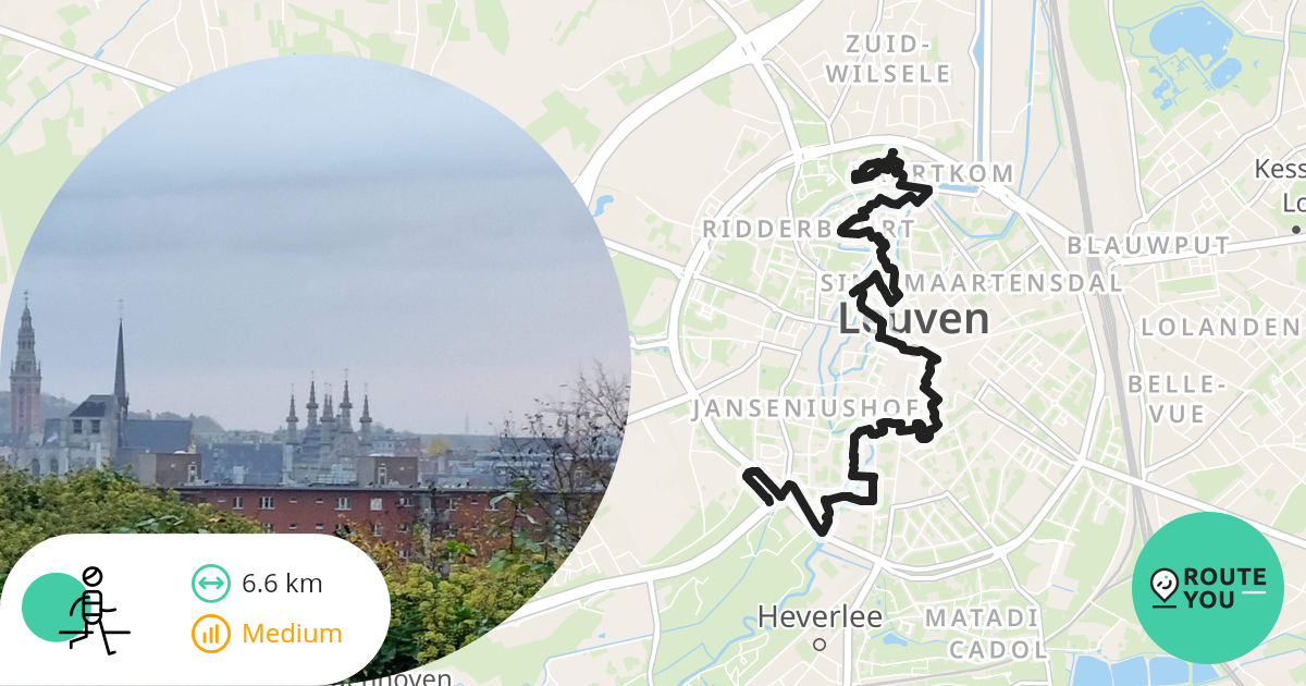 Leuven - Recreatieve wandelroute | RouteYou