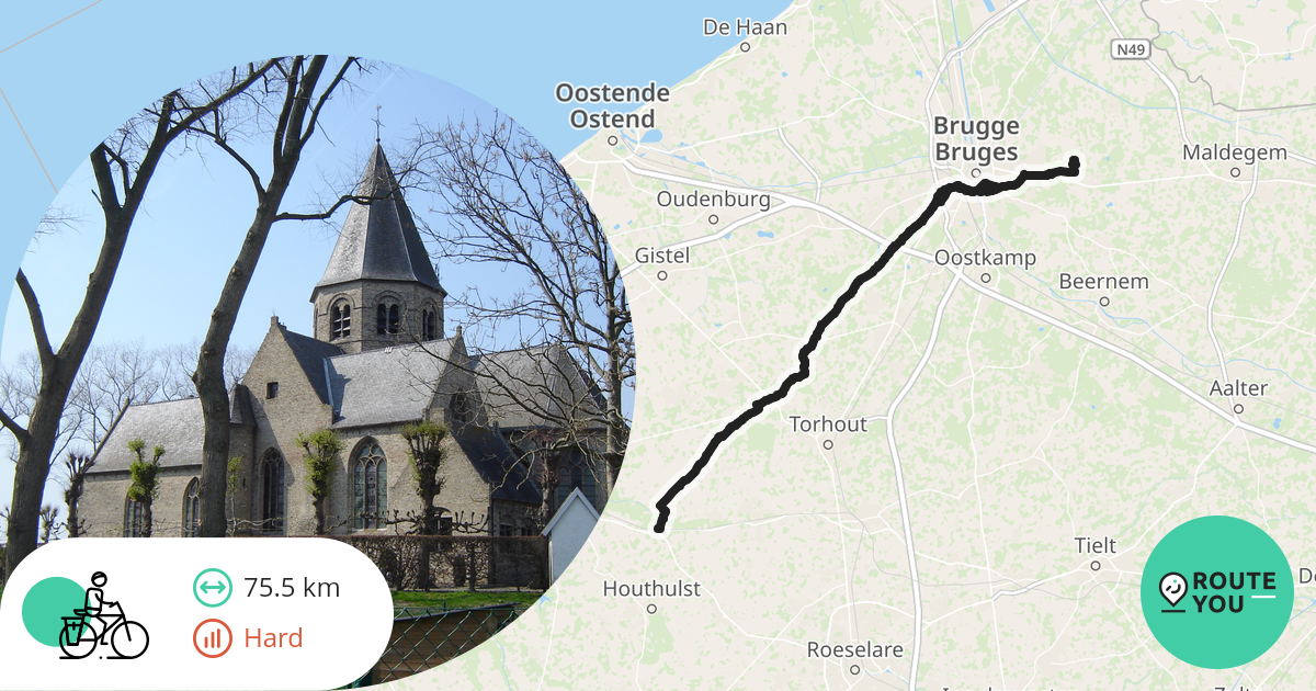 Zarren - Recreatieve fietsroute | RouteYou