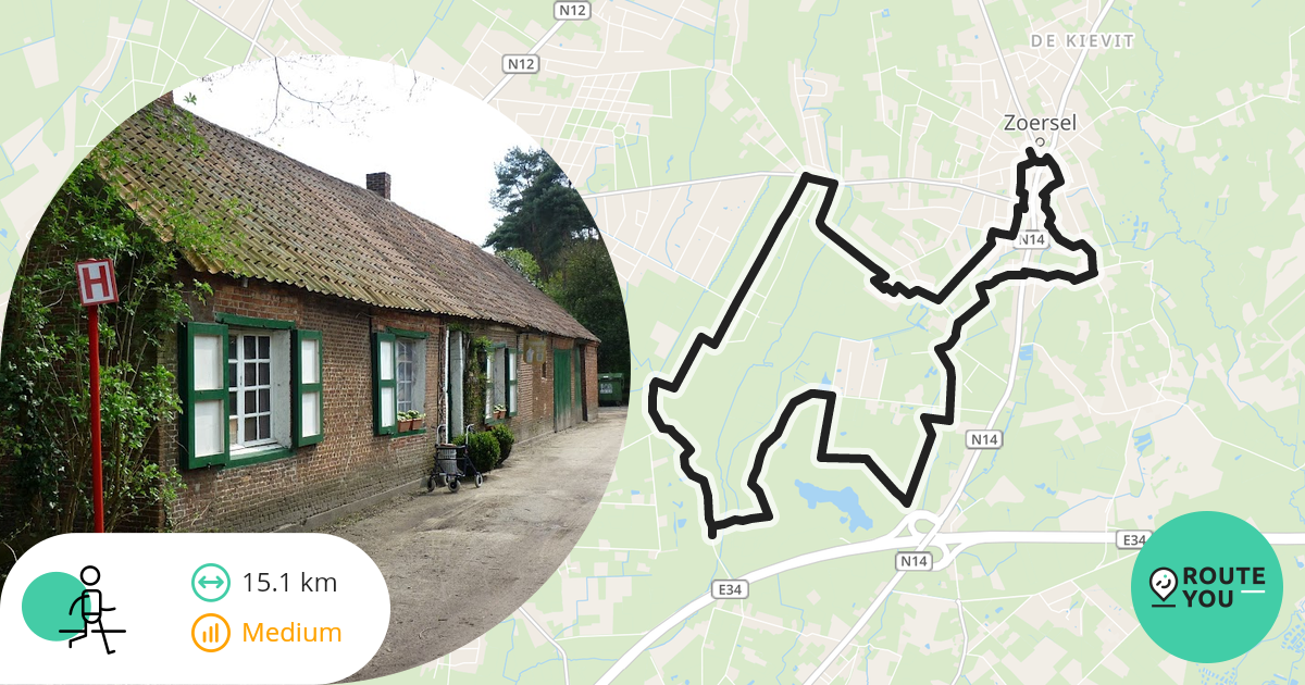 Wandeling Zoerselbos (Boshuisje) - Wandelroute | RouteYou